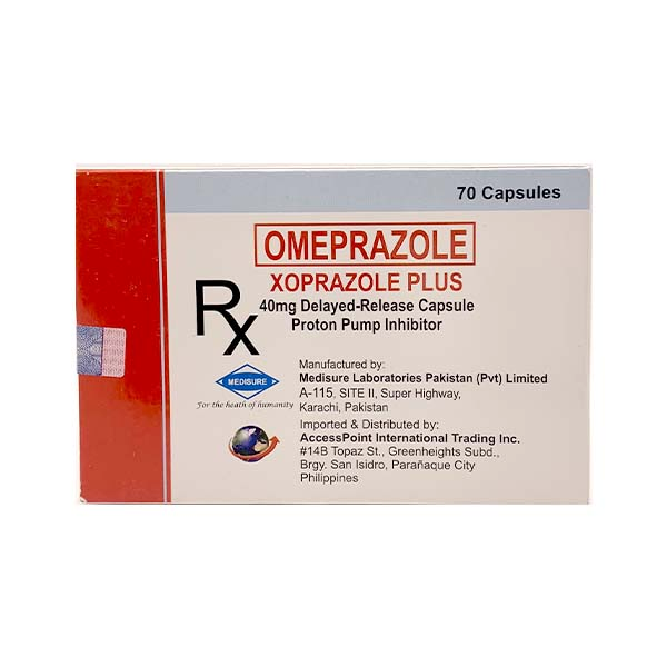 XOPRAZOLE PLUS Omeprazole 40mg Delayed-Release Capsule 1's price in the ...